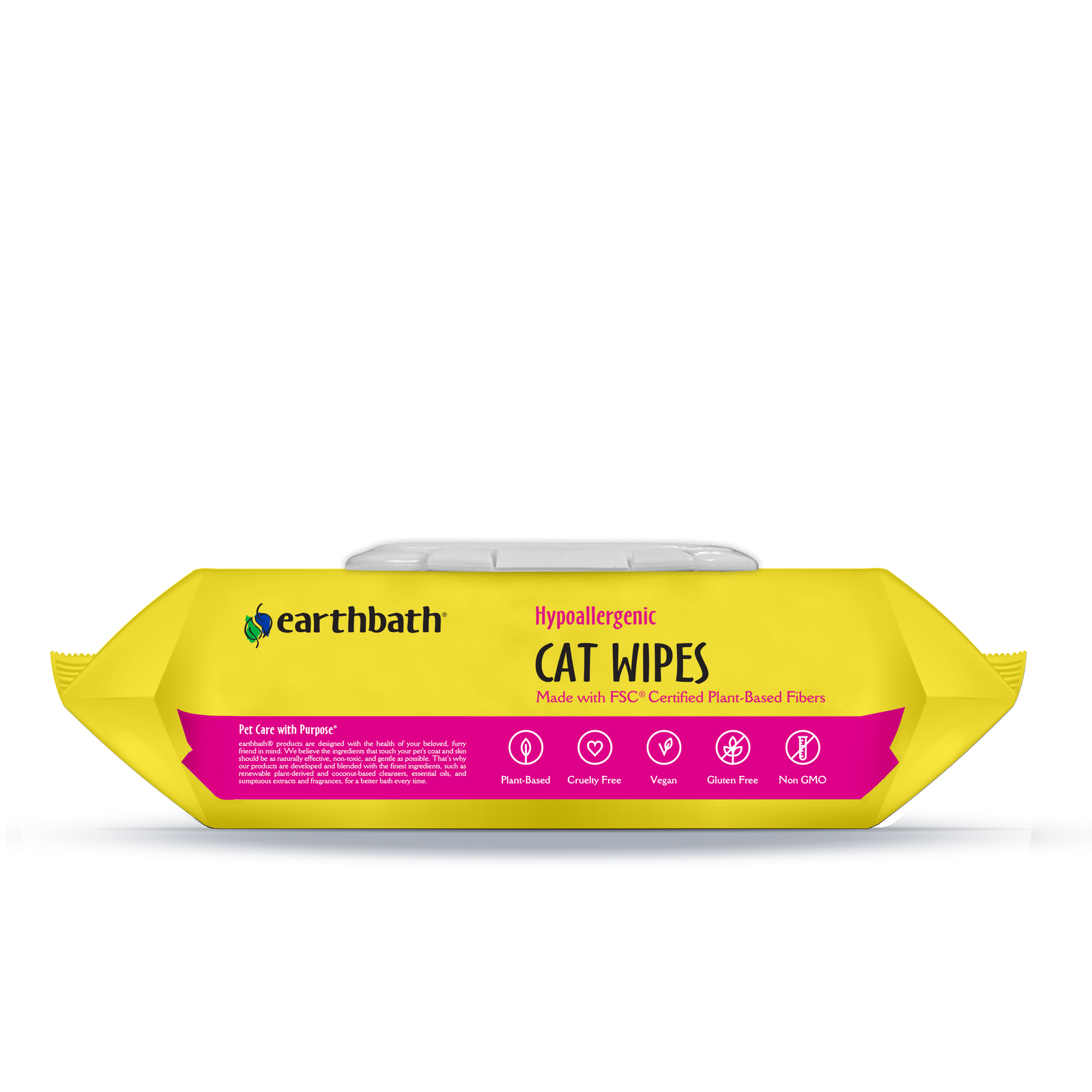 Hypoallergenic Cat Wipes, for Sensitive Skin | earthbath®