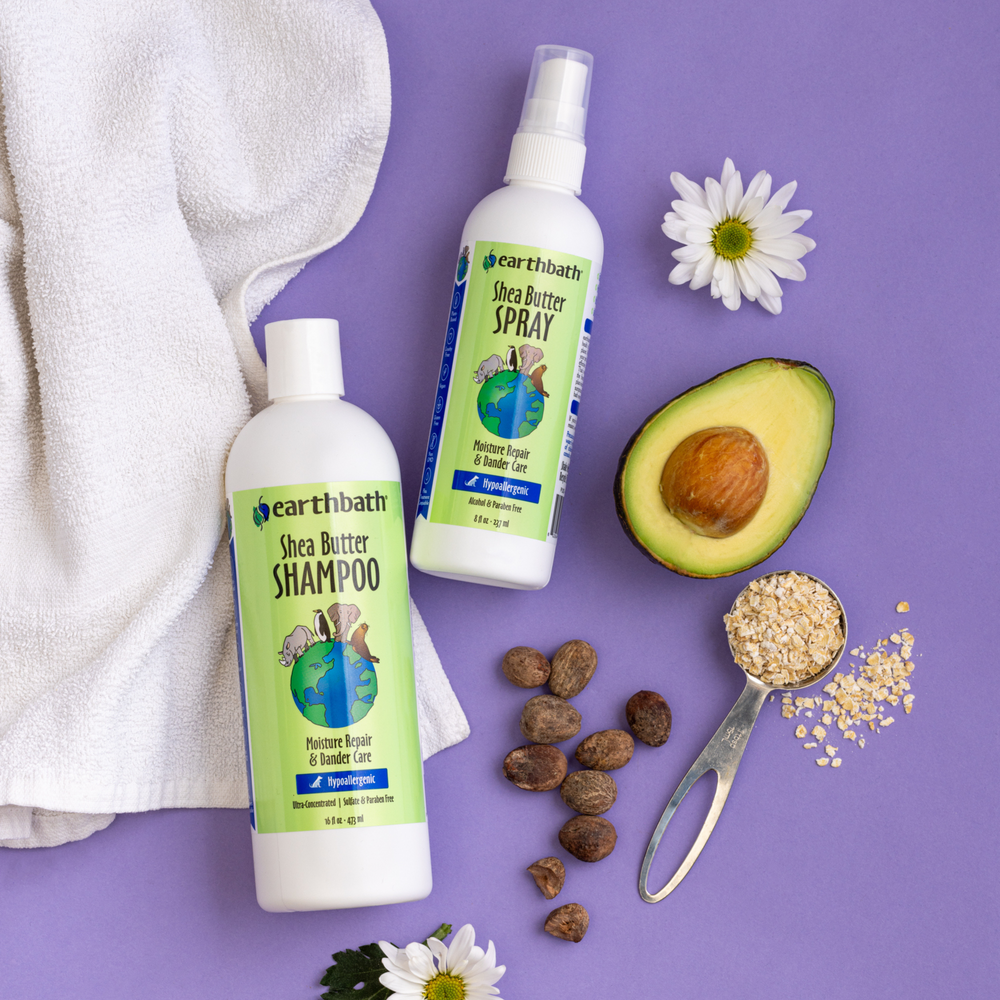Shea Butter Pet Spray, Moisturizing Dander Relief | earthbath®