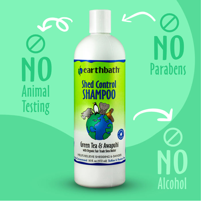 Shed Control Shampoo, Relieves Shedding, Dander | earthbath®