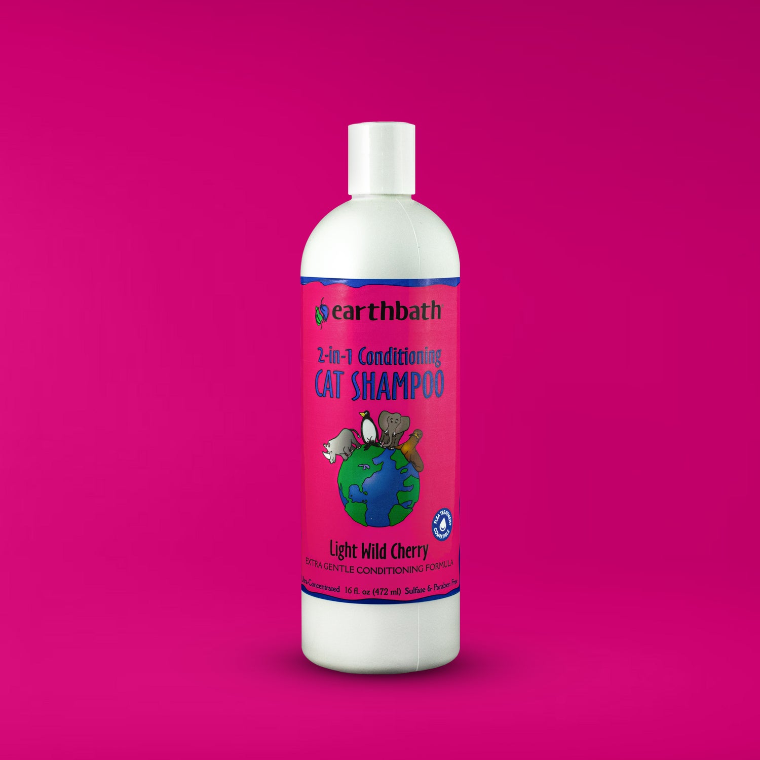 Cat Shampoo, Sensitive Skin, Plant-Based | earthbath®