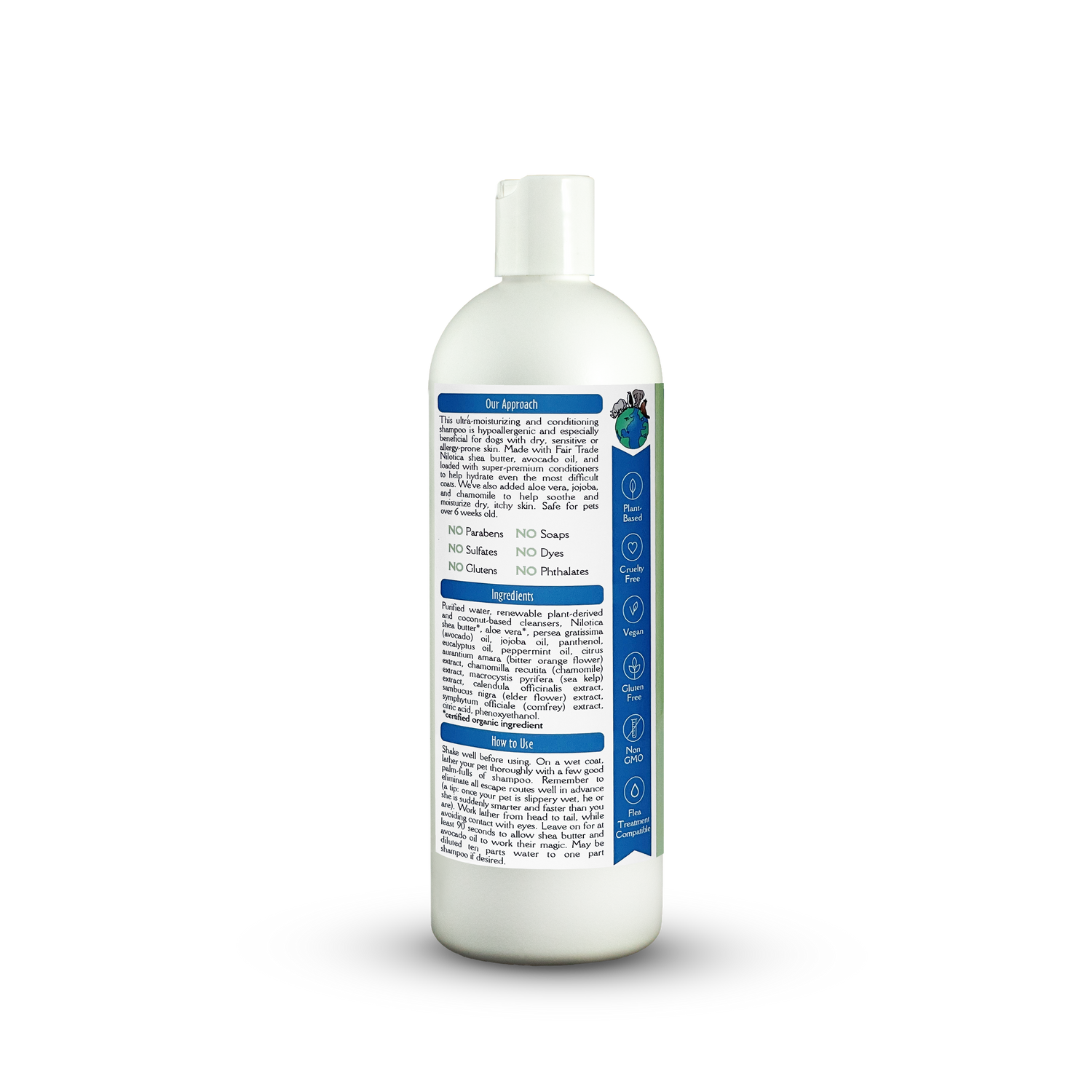 Shea Butter Shampoo, Moisturizing Dander Relief | earthbath®